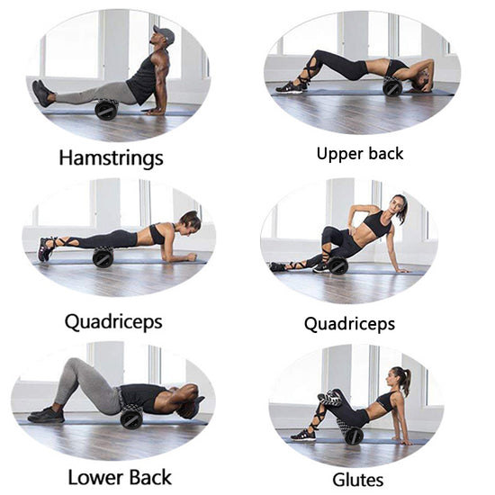 VLOXO Foam Roller Collapsible High Intensity Foam Back Roller